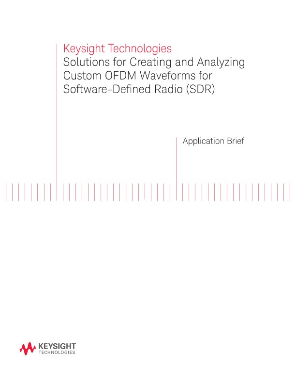 Solutions for Creating and Analyzing Custom OFDM Waveforms for Software-Defined Radio (SDR) PDF ...